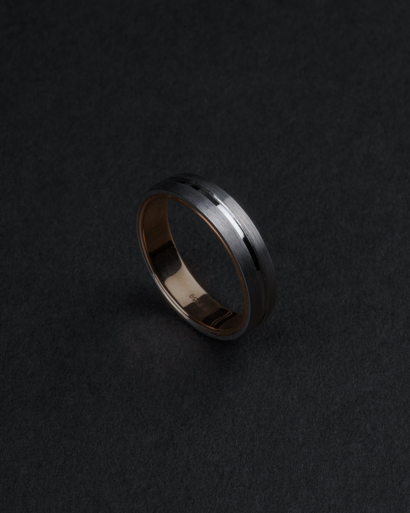 Aron Groved Ring – Eterno